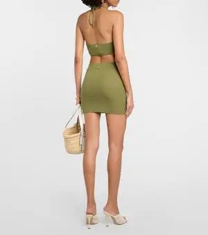 BANANHOT Mari Halterneck Knit Bra Top