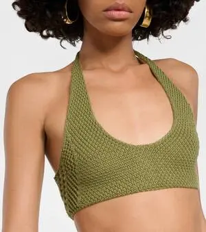 BANANHOT Mari Halterneck Knit Bra Top