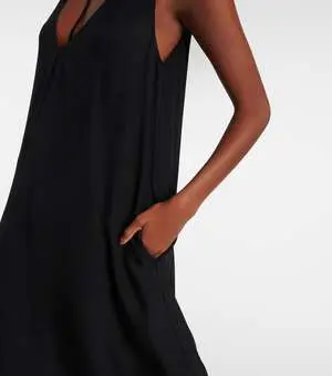 TOTEME Crepe-back Satin Maxi Dress