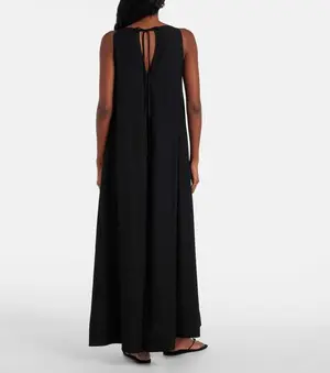 TOTEME Crepe-back Satin Maxi Dress