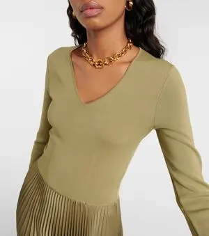 JOSEPH Dubois Pleated Midi Dress