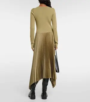 JOSEPH Dubois Pleated Midi Dress