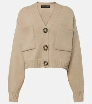 Proenza Schouler Sofia Cashmere-blend Cardigan - Beige