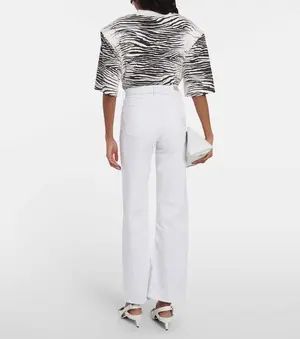 Ag High-rise Wide-leg Jeans