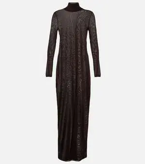 Alaia High Neck Evening Dresses