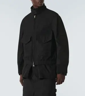 Sacai Cotton-blend Ripstop Jacket - Black