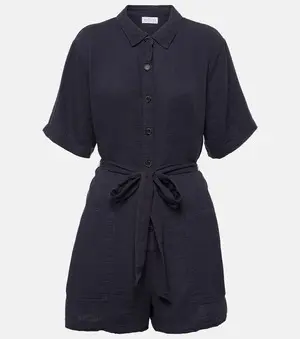 Velvet By Graham & Spencer Dane Belted Romper