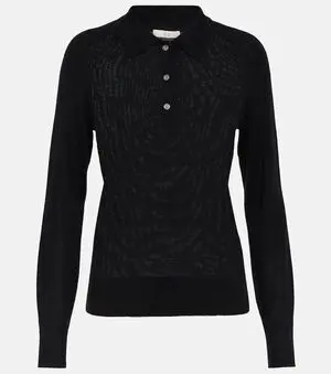 Co Cashmere Polo Sweater