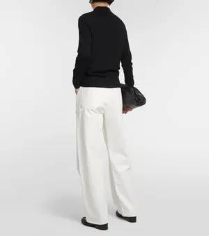 Co Cashmere Polo Sweater