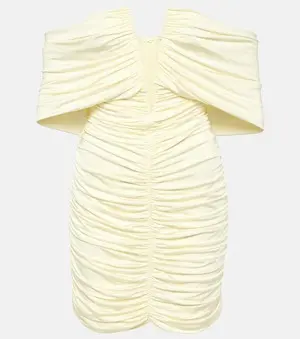 Magda Butrym Draped Off-shoulder Minidress