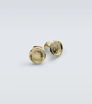 OCTAVIA ELIZABETH Button 18kt Cufflinks - Gold