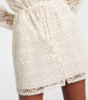 FRAME Lace Mini Dress