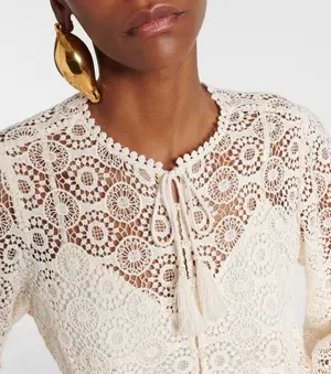 FRAME Lace Mini Dress