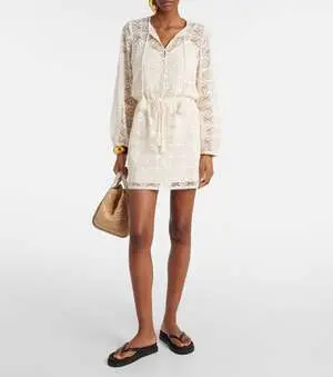 FRAME Lace Mini Dress