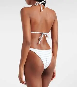 SAME Rose Floral-applique Bikini Bottom