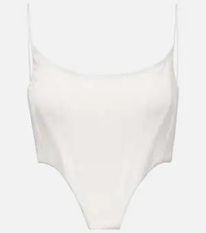 Alex Perry Corset Top - White