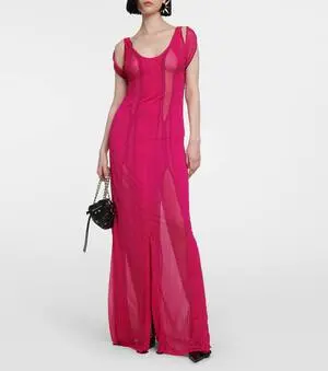Y/project Chiffon Maxi Dress