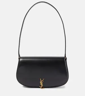 Saint Laurent Voltaire Mini Leather Shoulder Bag - Black
