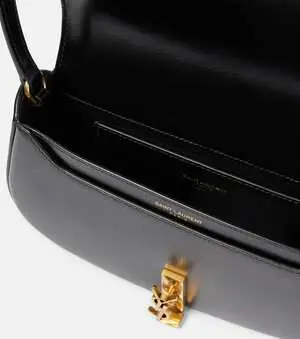 Saint Laurent Voltaire Mini Leather Shoulder Bag - Black