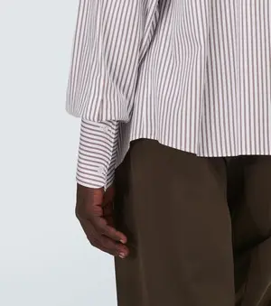 Dolce & Gabbana Striped Cotton Poplin Shirt