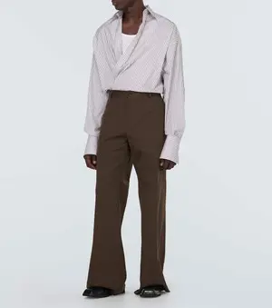 Dolce & Gabbana Striped Cotton Poplin Shirt