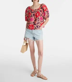 Velvet By Graham & Spencer Edlin Printed Top