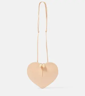 Alaïa Le Coeur Leather Shoulder Bag - Pink