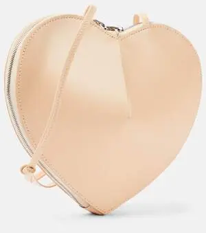 Alaïa Le Coeur Leather Shoulder Bag - Pink