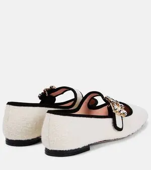 ROGER VIVIER Tres Vivier Babies Boucle Flats
