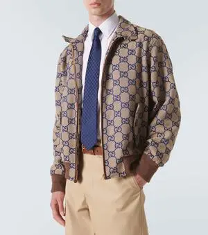 Gucci Gg Silk Twill Neck Tie