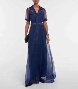 Staud Millie Maxi Shirt Dress