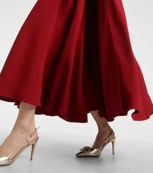 Valentino Garavani Cady Couture Caped Gown