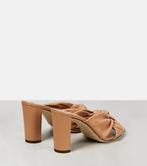 JIMMY CHOO Avenue 85 Leather Mules