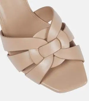 Saint Laurent Tribute 85 Leather Sandals
