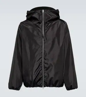 JIL SANDER Hooded Zip-up Raincoat