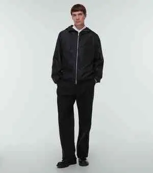 JIL SANDER Hooded Zip-up Raincoat