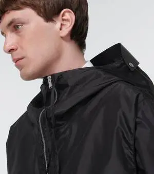 JIL SANDER Hooded Zip-up Raincoat