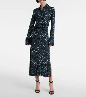 Altuzarra Claudia Jersey Shirt Dress - Blue