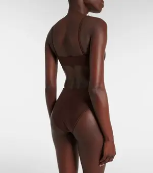 Jade Swim Muse Bikini Top - Brown