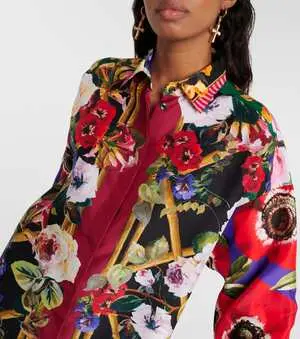 Dolce & Gabbana Silk Shirt Dress