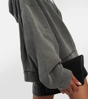Acne Studios Cropped Cotton Hoodie