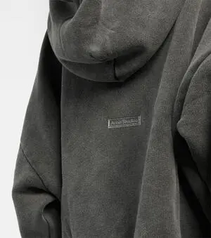 Acne Studios Cropped Cotton Hoodie