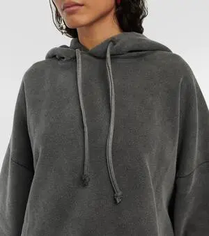 Acne Studios Cropped Cotton Hoodie