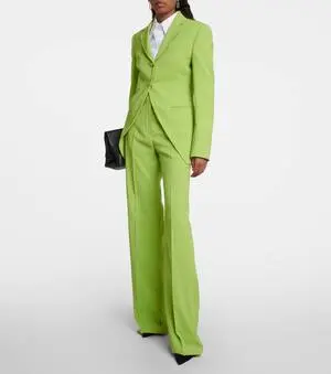 Sportmax Paniere High-rise Wide-leg Trousers
