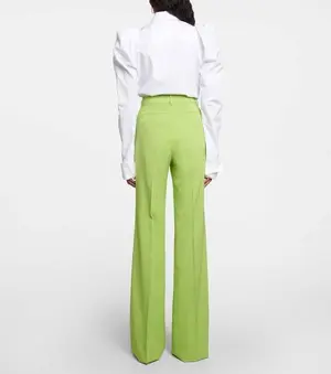 Sportmax Paniere High-rise Wide-leg Trousers