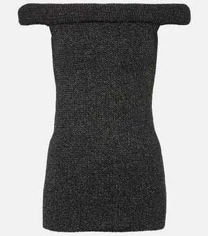 TOTEME Knitted Off-shoulder Top