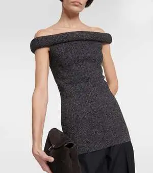TOTEME Knitted Off-shoulder Top