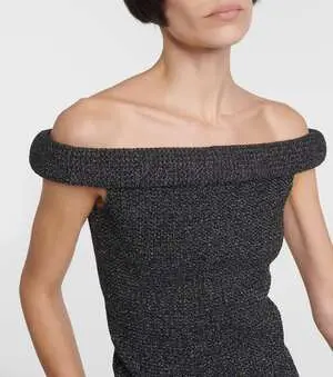 TOTEME Knitted Off-shoulder Top