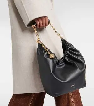 Loewe Squeeze Small Leather Shoulder Bag