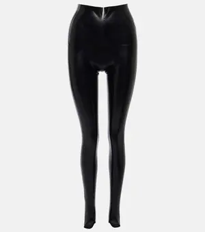 Alaïa Latex Leggings